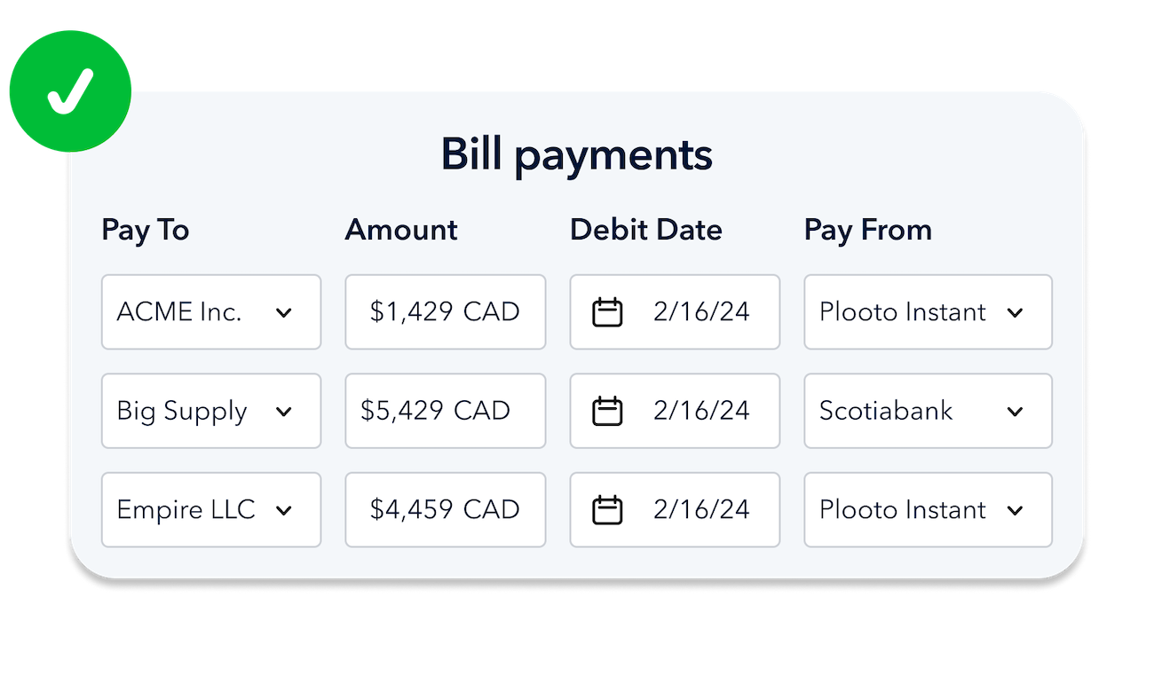 Plooto - Payment Automation
